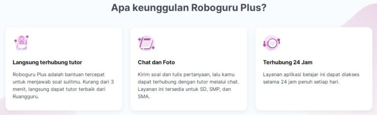Kenalan Fitur Baru Ruangguru : Roboguru dan Roboguru Plus
